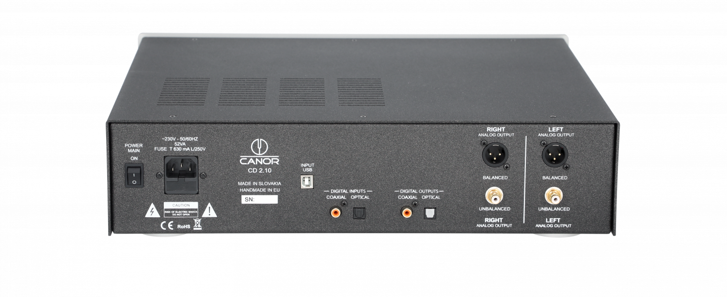 DAC 2.10 + CD Player • Performance Line | Canor Audio